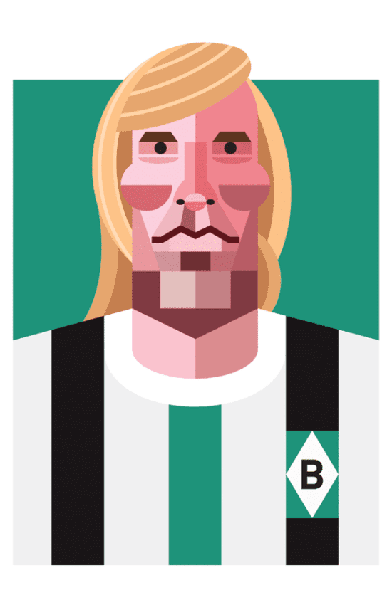 Os jogadores de futebol de Daniel Nyari • Designerd