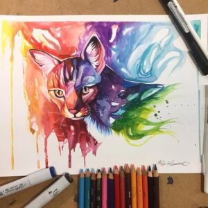 Os animais fantasticamente coloridos de Katy Lipscomb • Designerd