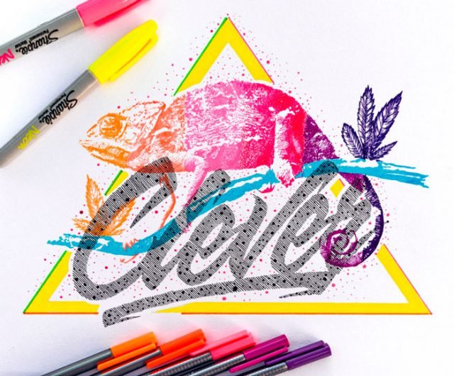 O lettering incrivelmente ilustrado de El Juantastico • Designerd