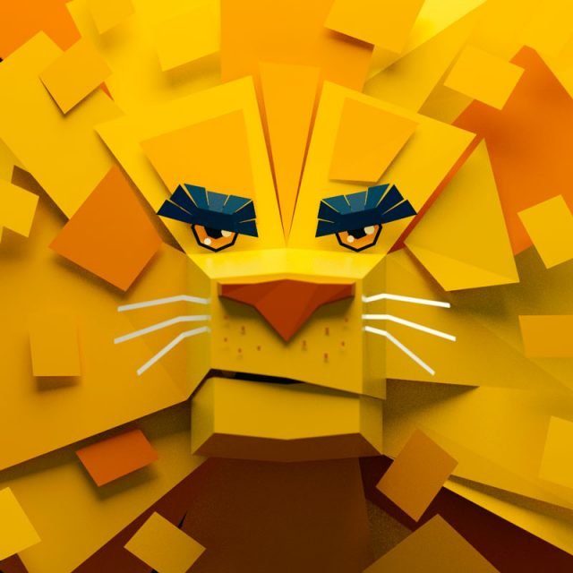 A linda arte 3D Low Poly de Jeremy Edelblut • Designerd