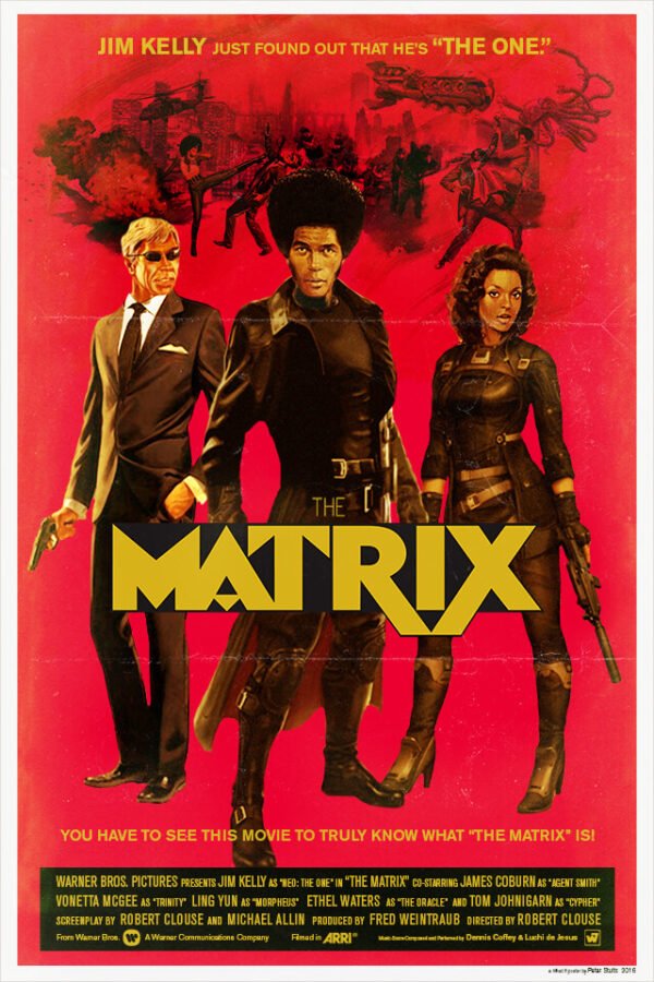 Pôsteres de filmes modernos redesenhados como sendo de outras épocas ...