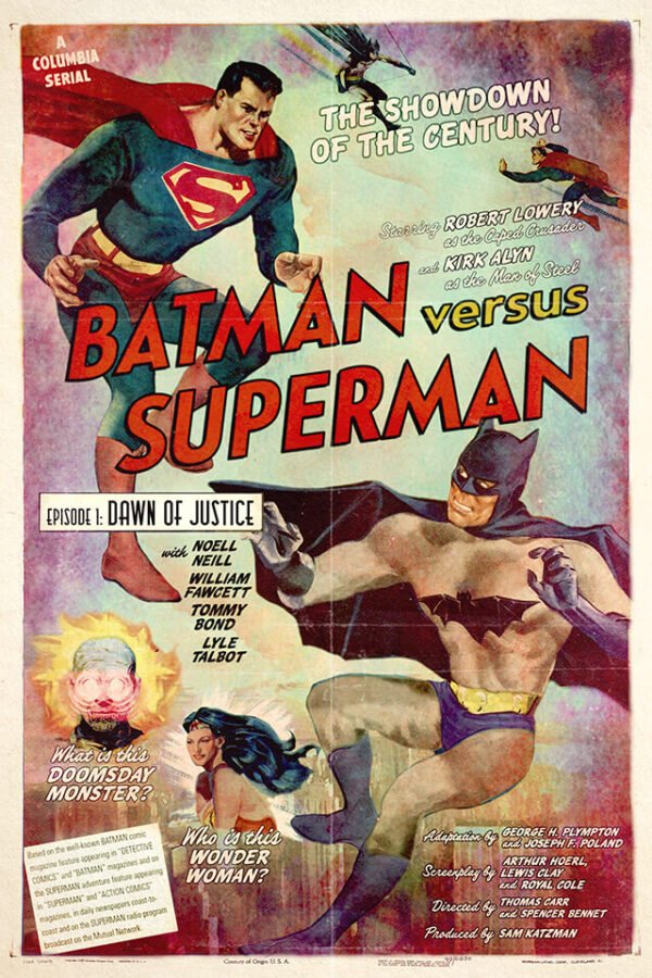 Pôsteres de filmes modernos redesenhados como sendo de outras épocas ...