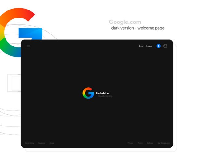 Um interessante conceito de redesign do Google, por Moe Slah • Designerd