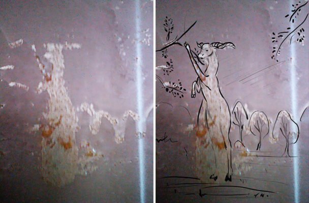 Essa artista enxerga criativas ilustrações em manchas e paredes ...