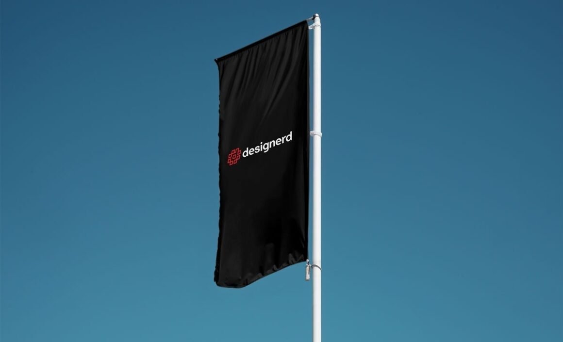 Mockup de Bandeira: 15 opções (gratuitas e premium) para baixar • Designerd