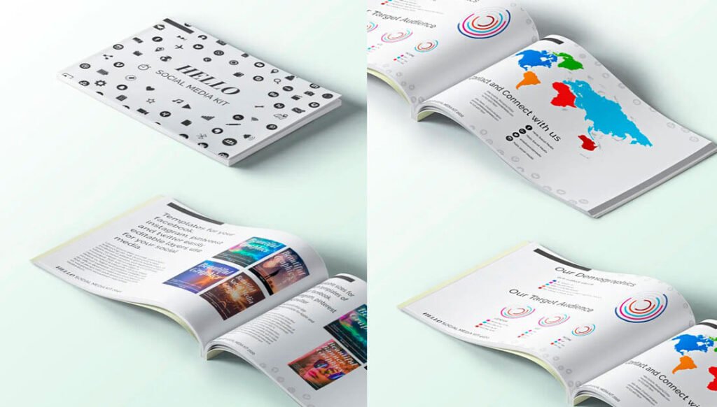 Mídia Kit: o que é, exemplos e templates para baixar • Designerd