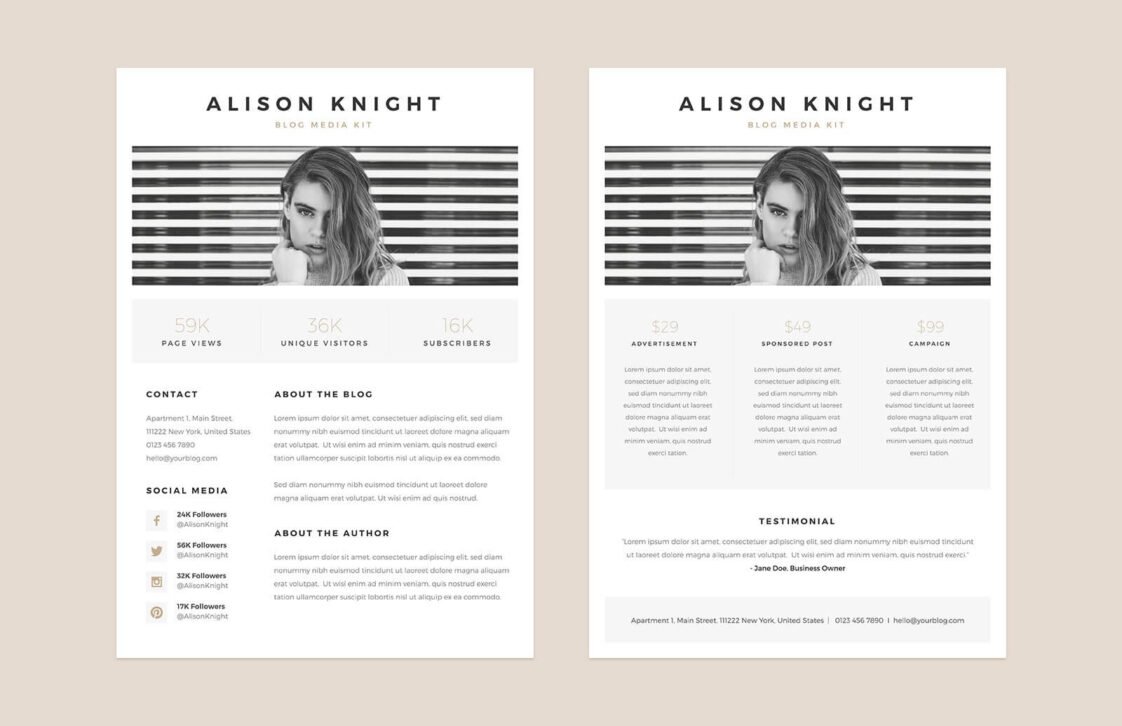 Mídia Kit: o que é, exemplos e templates para baixar • Designerd