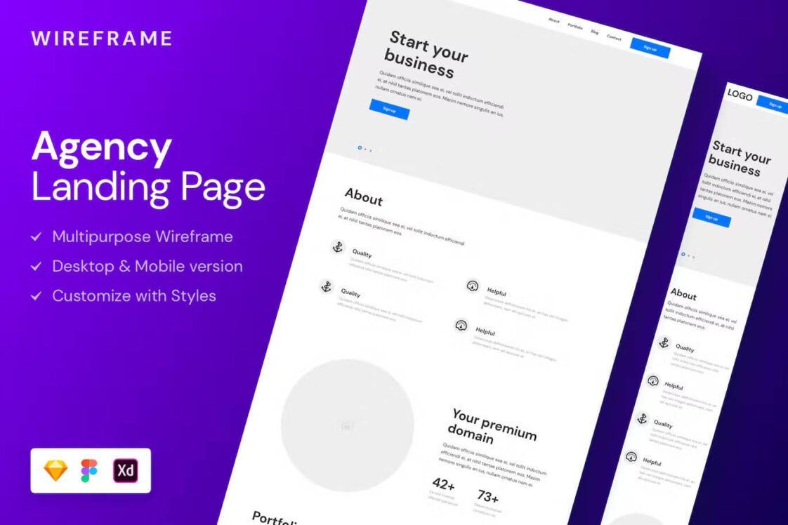 24 Templates de Wireframe para Figma (gratuitos e premium) • Designerd