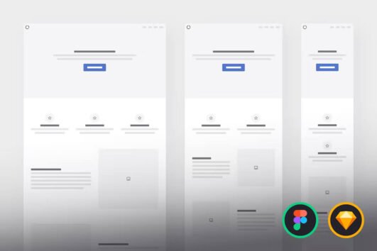 24 Templates de Wireframe para Figma (gratuitos e premium) • Designerd