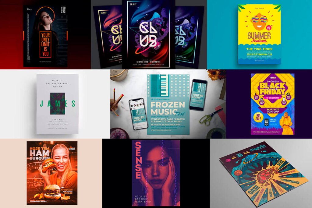 20 modelos de flyers em PSD (gratuitos e premium) para você baixar ...