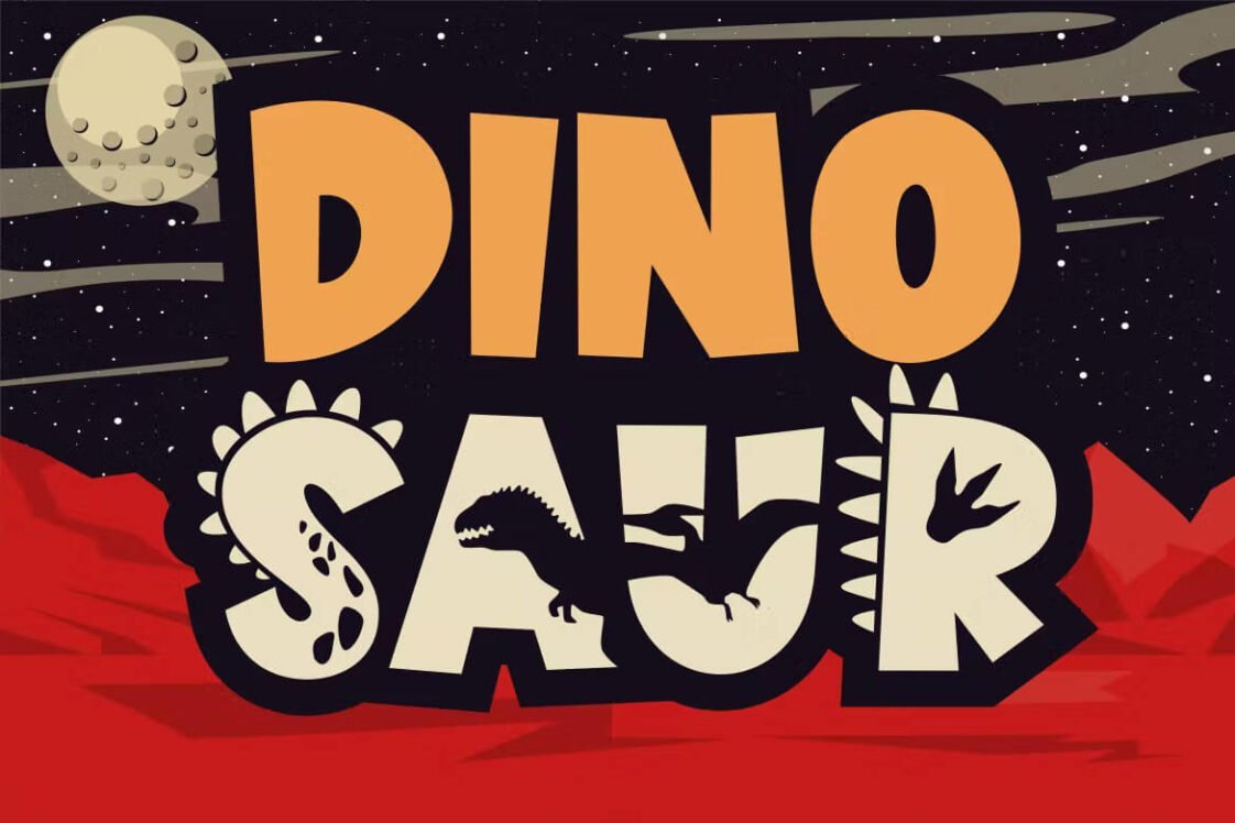 15 fontes de dinossauro (gratuitas e premium) para usar em seus ...