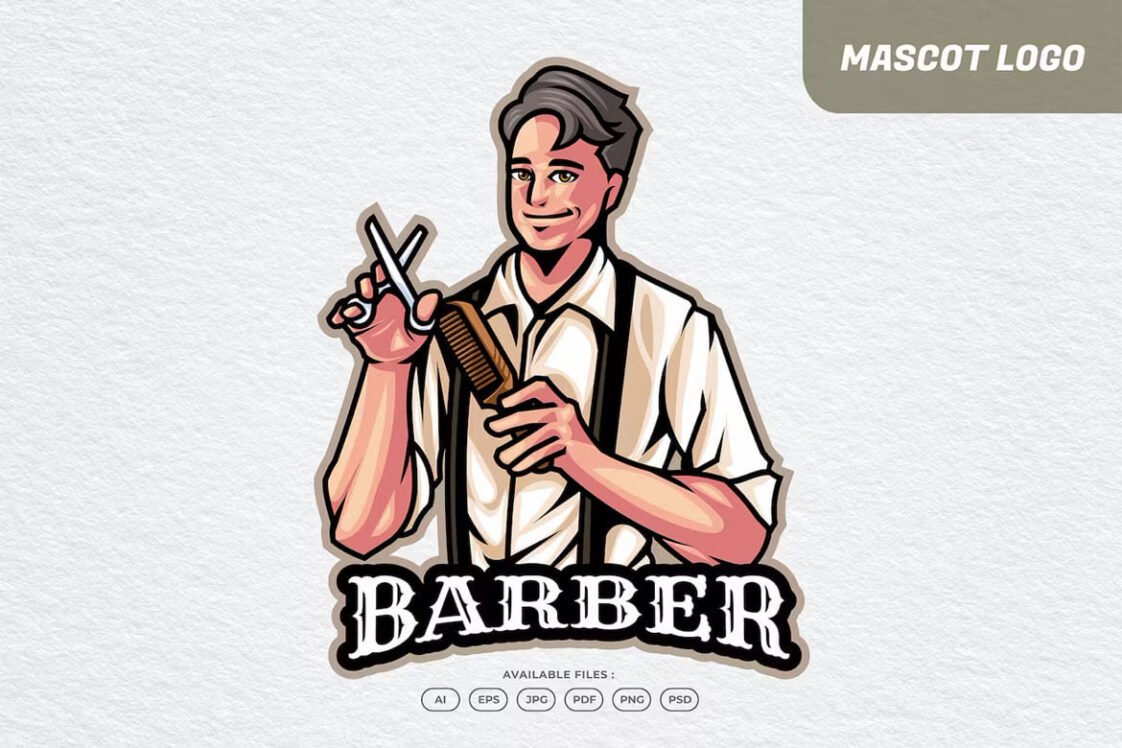 Logo de barbearia: dicas de como criar e 34 logotipos para você se ...