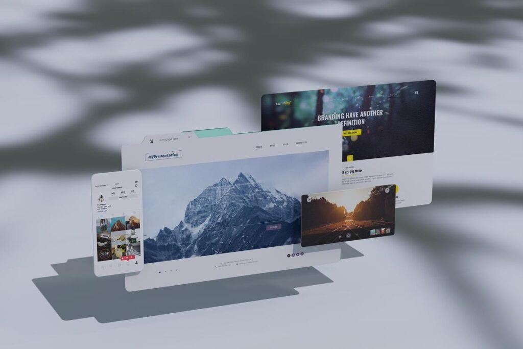 Mockup de Apresentação de Site • Designerd