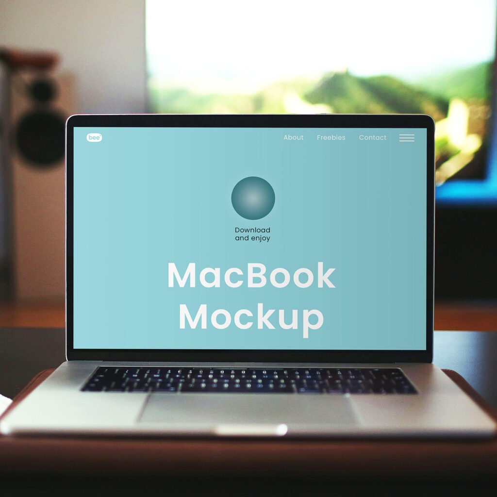 Mockup de Tela Retina Grátis para MacBook • Designerd