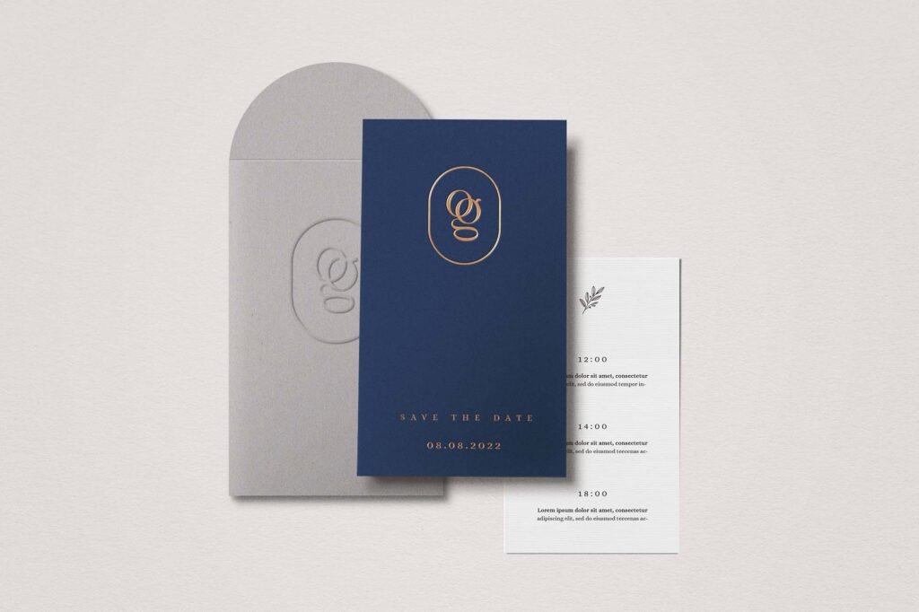 Mockup de Convite de Casamento • Designerd