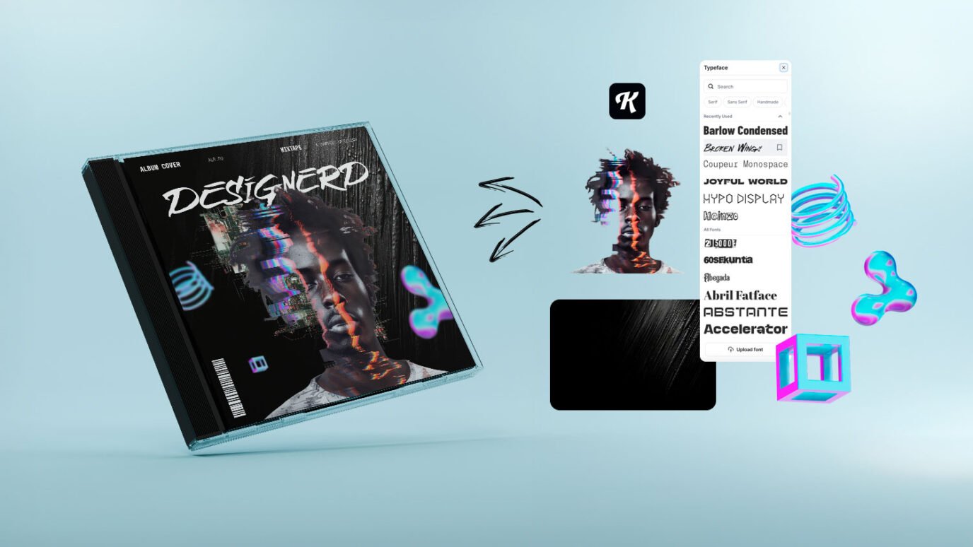 Como criar Capa de Álbum online (grátis e rápido) • Designerd