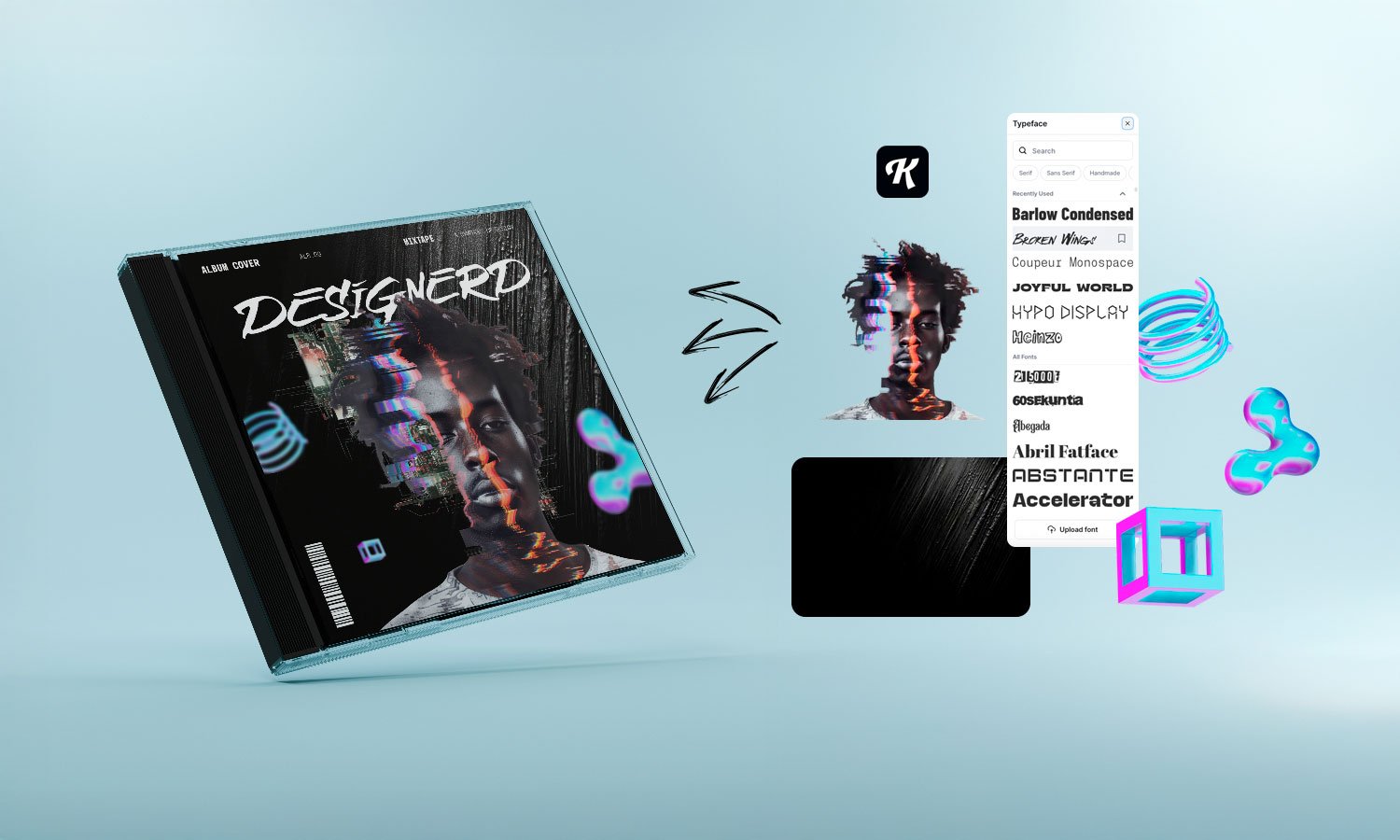 Como criar Capa de Álbum online (grátis e rápido) • Designerd